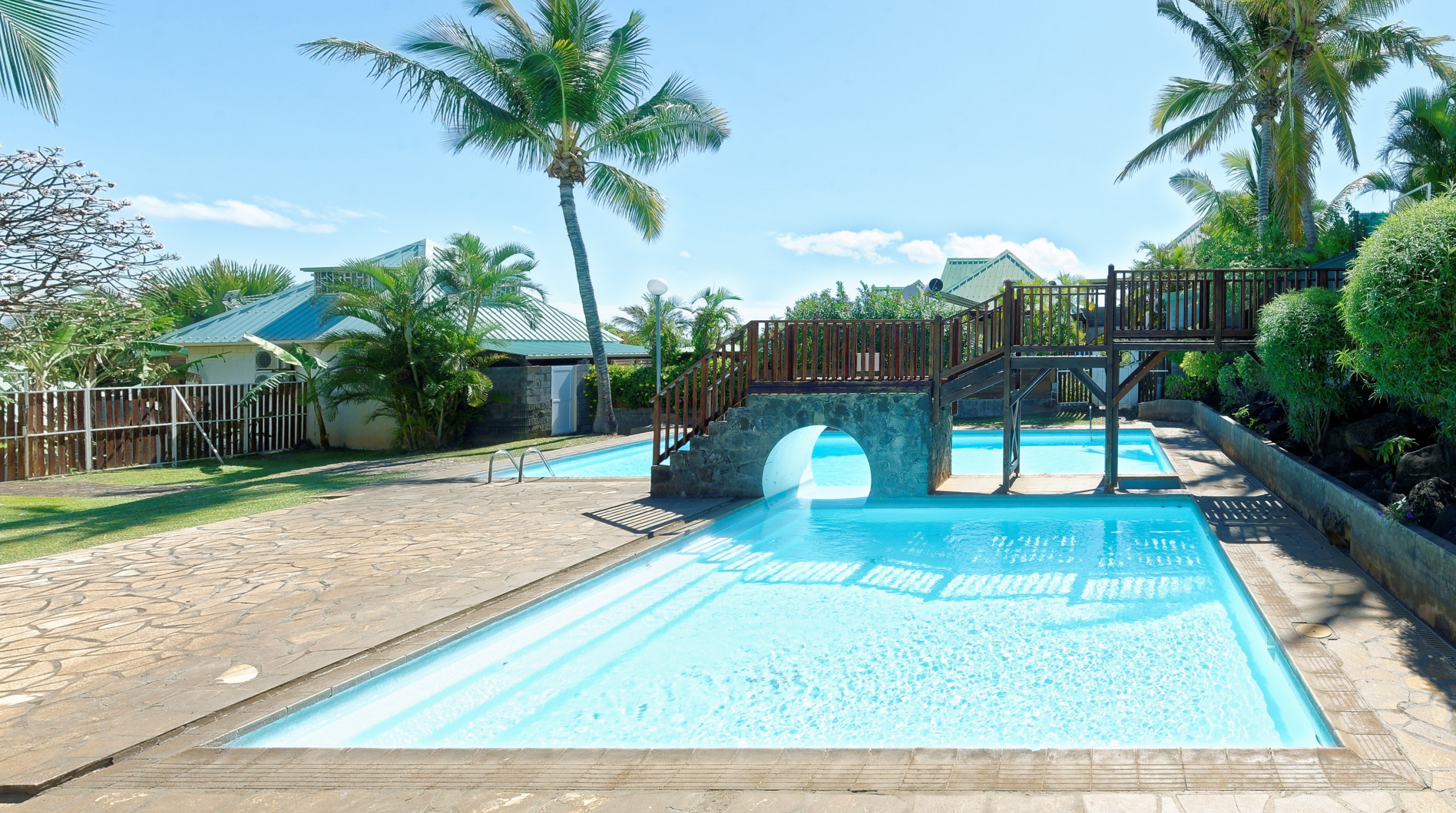 La Saline les Bains Villa Holiday Rental with a shared pool and is[....]